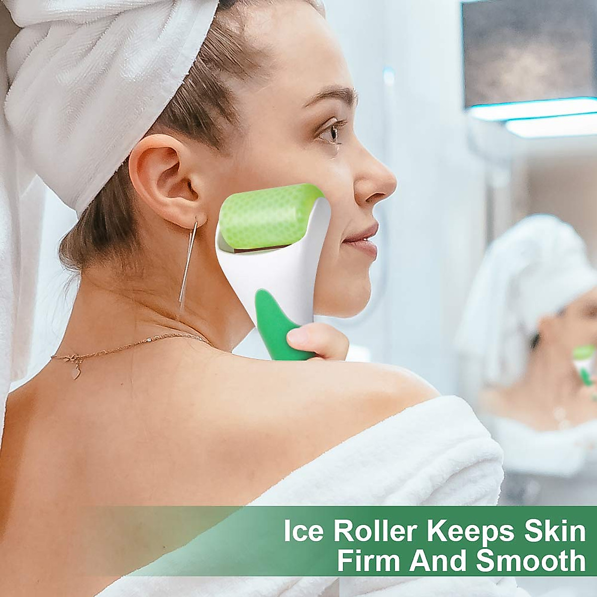 MARZAHAR Ice Roller, Ice Face Roller, Ice Roller for Face & Eye Puffiness Relief
