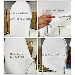 ittsmnt Arch Backdrop Black Arched Wooden Wall Covers Stretchy Photography Background for Wedding Banquet Adults Bridal Shower Decorations Birthday Parties Banner