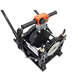 INTSUPERMAI Pipe Fusion Welder Pipe Welding Machine PP PE PB PVDF Butt Fushion Welding Machine Double Clamps Hand Push Type 110V 2.48"-6.30" (63-160mm)