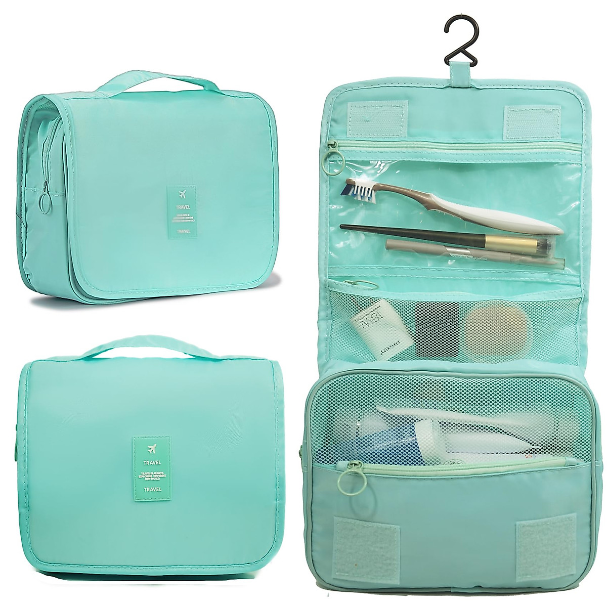 L&FY Multifunction Portable Travel Toiletry Bag Cosmetic Makeup Pouch Toiletry Case Wash Organizer
