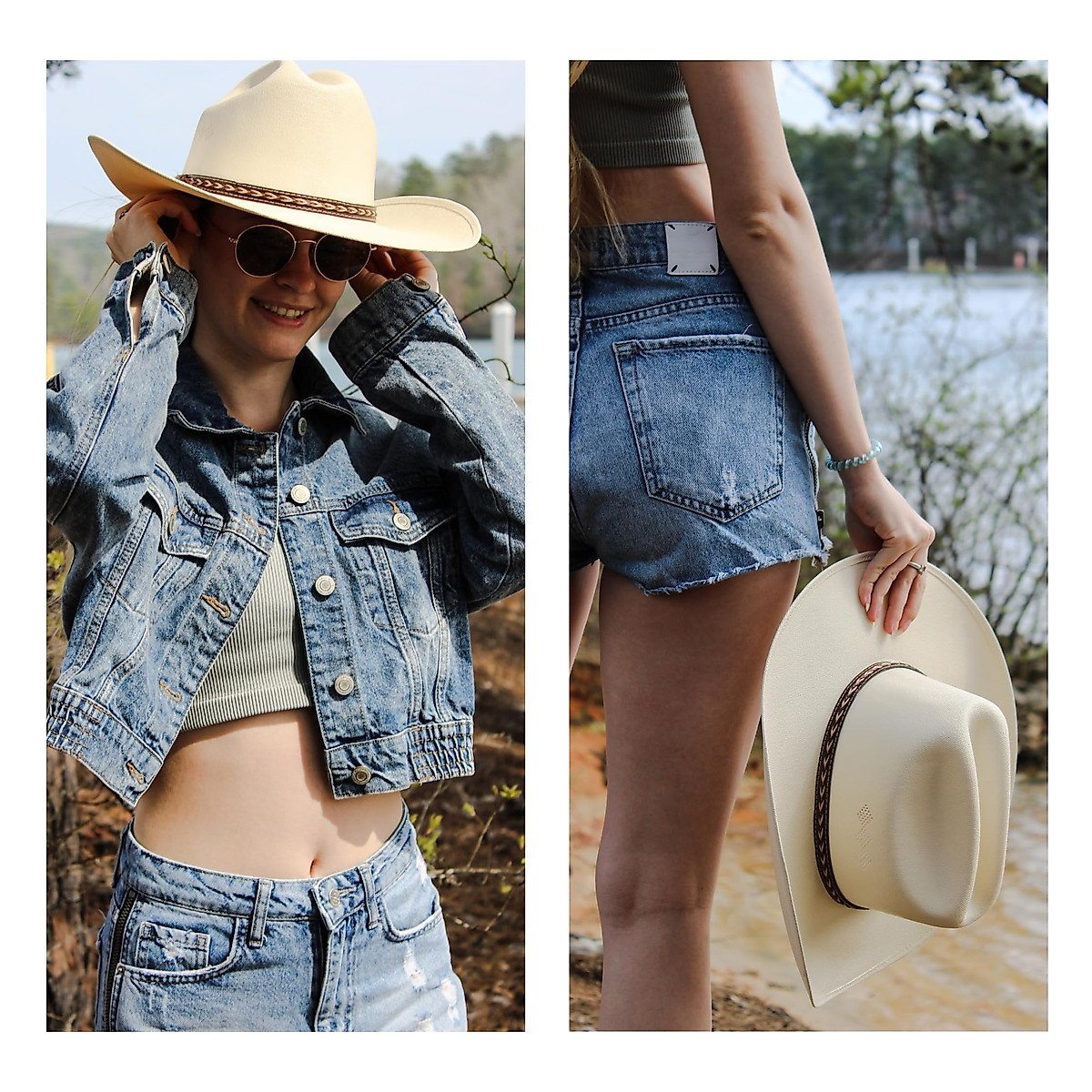 VeloRosso Cowboy Hat, Cowgirl Hat, Cowboy Hats for Women, Cowboy Hat Men, Cowgirl Hats Women, Western Hat, Brown Cowboy Hat, Straw Cowboy Hat…