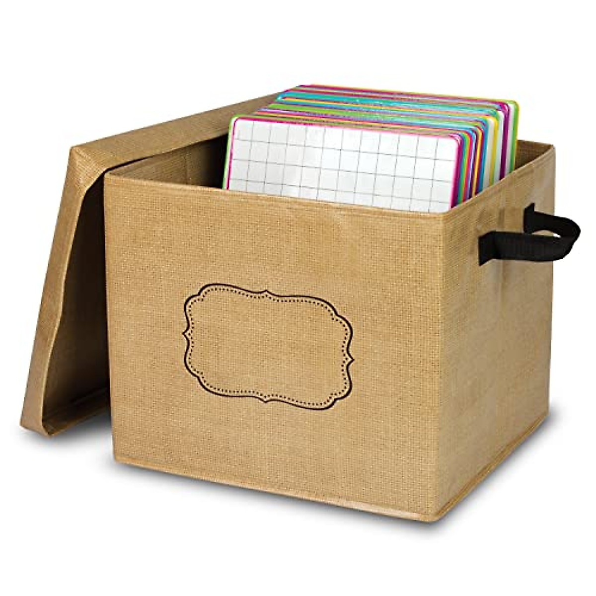 Burlap Storage Box