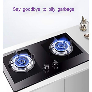 liboyixi Stove Burner Covers 8 Pack Reusable Gas Range Cuttable,Easy to CleanProtectors,Non-stick Stovetop Burner Liner Cover-Size 10.6"x 10.6"-Double Thickness 0.2mm,BPA Free, Heat-resistant。