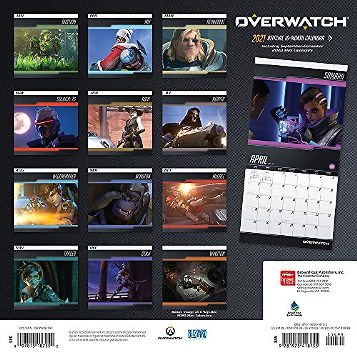 Overwatch 2021 Calendar