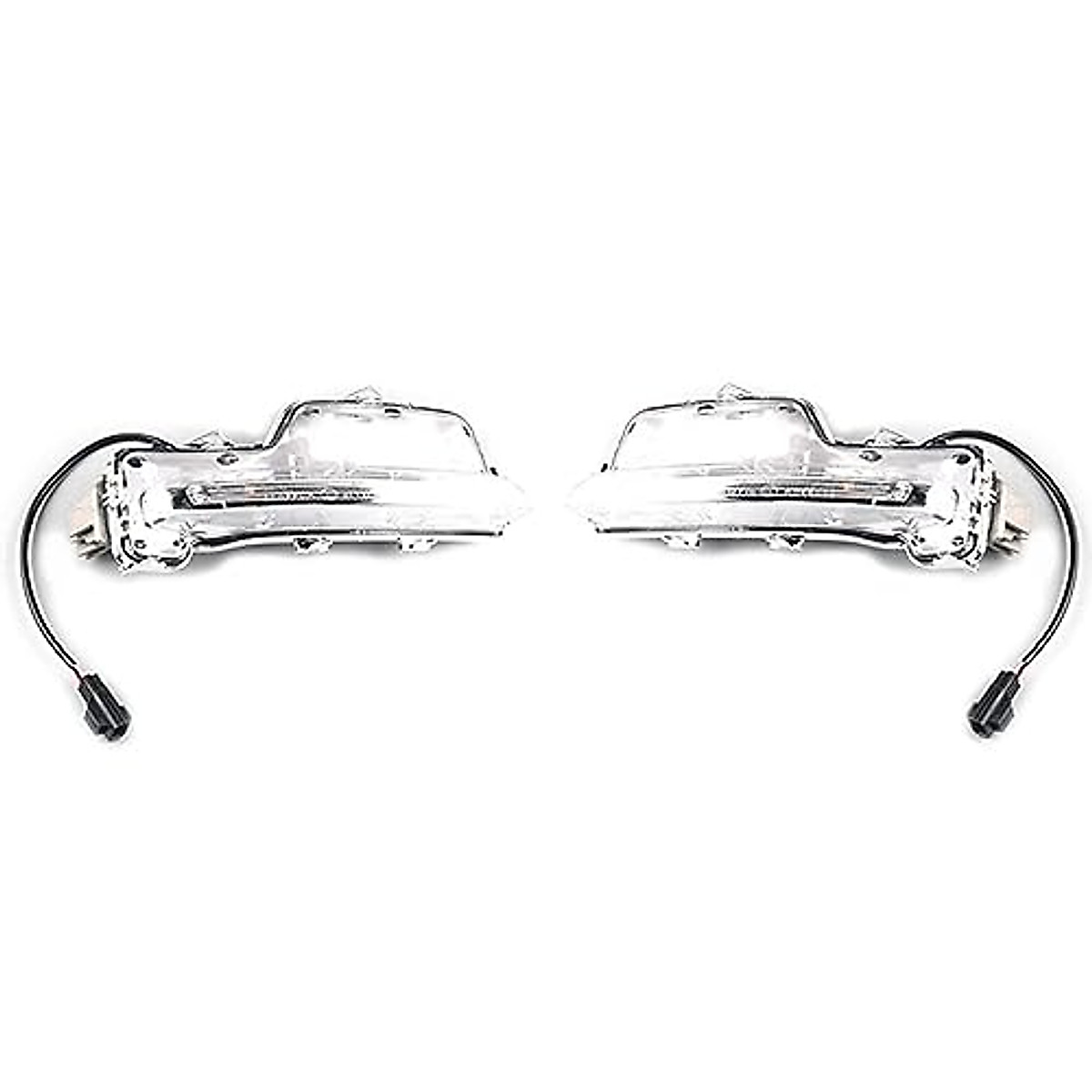 WOZIES 1Pair For Volvo S60 2014-2018 Front Fog Light Daytime Running Lights Corner Lamp 31434567 31434568