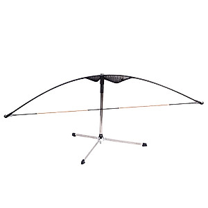 SOPOGER Archery Recurve Bow Stand Stainless Steel Heavy Duty Bow Holder Rack Legs for Recurve Bow Longbow Hunting Shooting