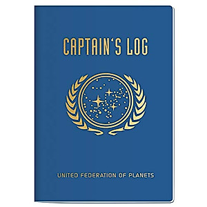Unemployed Philosophers Guild Star Trek Captain's Log Large Notebook