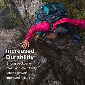 Osprey Eja 58 Women's Ultralight Backpacking Backpack, Deep Teal, X-Small/Small