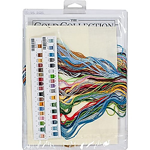 Dimensions Gold Collection Christmas Village Counted Cross Stitch Ornament Kit, 6 pcs