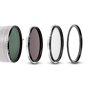 NiSi 82mm Swift System VND Mist Kit | 1-5 Stop True Color Variable Neutral Density Filter, Swift Adapter Ring, Two Friction-Mounted Filters (ND16 4-Stop, Black Mist 1/4) | Photography and Videography