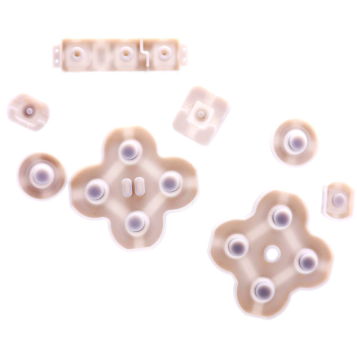Deal4GO Left & Right Silicone Rubber Button Conductive Contacts Pad set for Nintendo Switch LITE Controller Contact Membrane