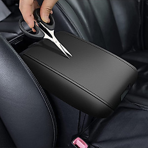 AOMSAZTO Armrest for 2016-2023 Toyota Tacoma Center Console Cover Black
