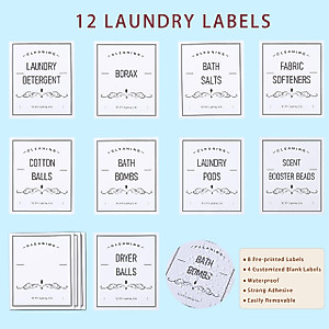 Laundry Pods Container With Airtight Bamboo Lid,Glass Jars for Laundry Room Organization Jar. Dishwasher pods container.1/2 Gallon Laundry Jars for Detergent Powder,Scent Boosters,Laundry Room Storage