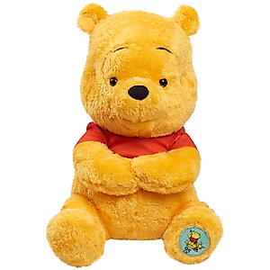 Just Play Disney Winnie The Pooh 95th Anniversary 13.5 Inch Large Plush, Stuffed Animal Teddy Bear for Kids, Kids Toys for Ages 2 Up