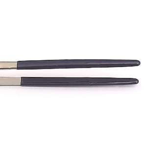 DDP 12" 'LONG TWEEZERS, NON MARRING PLASTIC COATED FOR RETRIEVING FROM ULTRASONIC AND STEAM CLEANERS