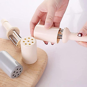 LYXIANG Multifunctional Three-in-One Peeler with Cover, Household Fruit Potato Peeler, Ginger Garlic Grinder, Melon Peel Grater 2 pcs,C