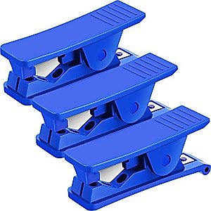 PTFE Plastic Tubing Cutter Hose Tube Cutter Pipe Cutter Accurate Tube Cutting Tool for Nylon PVC PU Tube and Hose Cut up to 3/4 Inch OD Tube (Blue, 3 Pieces)