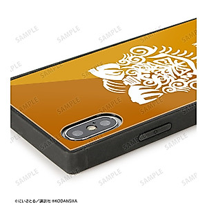 アルマビアンカ(Armabianca) Wind Breaker Lion Head Square Tempered Glass iPhone Case Compatible with iPhone 13 Pro Max