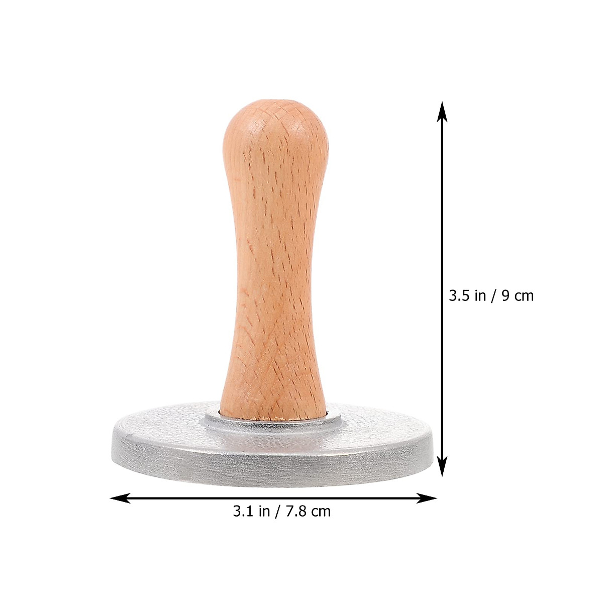 Hemoton 2pcs Biscuit Mold Dough Press Cookie Press Cake Stamp Burger Biscuit Presser for Baking Biscuit Pressing Molds Chocolate Press Cookie Mold Metal Cookie Dessert Toaster Zinc Alloy