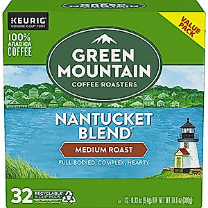 Green Mountain Coffee Nantucket Blend Keurig Single-Serve K-Cup Pods, Medium Roast Coffee, 32 Count