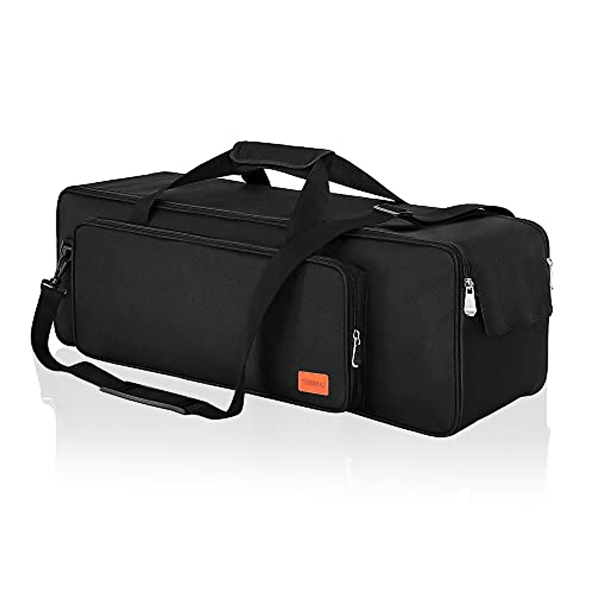 TORIBIO 25" Tripod Case Bag, Waterproof Lightweight Multifunctional Tripod Carrying Case with Shoulder Strap for Lights, Speakers, Cameras, Booms, Microphone Stands