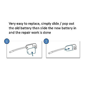 Replacement Battery 84598-01 82742-01 for Plantronics Savi W740, W745, W440, W445, WH500, CS540XD, W02 Wireless Headsets Headphones Repair