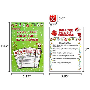90shine Christmas Game White Elephant Gift Exchange Xmas Holiday Party Decoration Supplies