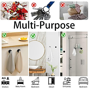 Luxe Hold No-Drill Hooks- 2024 New No Drill Hooks, Mounting on Glass Shower Doors, Mirrors, No Drill Hooks for Bathroom, Luxe Suction Cup Hooks (Silver/2pcs)