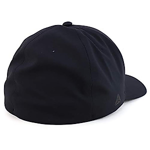Armycrew XXL Oversize Sweat Free Stain Block Structured Flex Fitted Baseball Cap - Black - 2XL