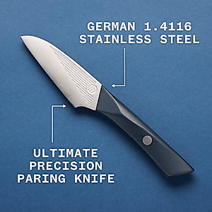 Milk Street Kitchin-kiji Knife, 3.5 Inch Blade, 1.4116 German Steel, Ergonomic Handle Paring Knives for Home Chefs, Ultimate Paring Knife for Utility Tasks