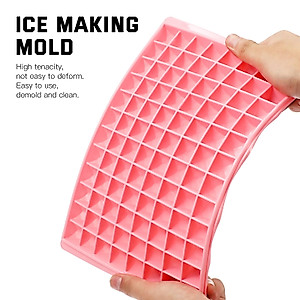 Healvian 2pcs 96 Diamond Ice Cube Tray Ice Making Tray Ice Cube Trays Ice Cubes Maker Ice Cube Mold Ice Mold Ice