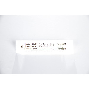 (QTY 100) 14 ga x 1-1/2" Dispensing Needle, Blunt Tip