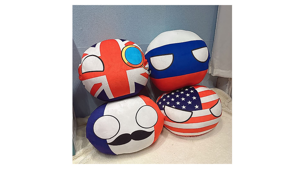 Wgxzyq 12Inch CountryBall Plush Toy for Kids - Germany