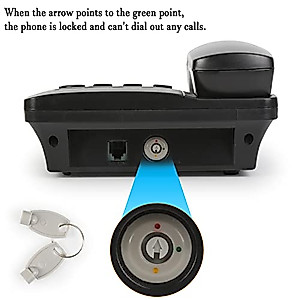 Sangyn Corded Telephone for Home/Office/Hotel, Landline Telephone with Speakerphone, Caller ID, Redial, Indicator Light, Basic Calculator, DTMF/FSK Compatible Business Phone