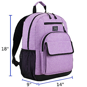 Eastsport Tech Backpack, Purple Chambray