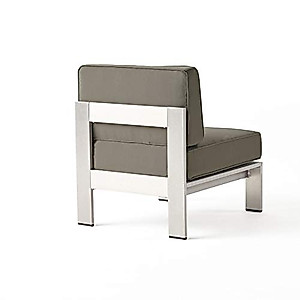 Christopher Knight Home Breanna Fabric Storage Ottoman, White and Blue Floral & 301589 Ippolito Fabric Pillows, 2-Pcs Set, White and Blue Floral