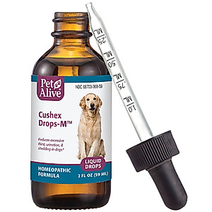 PetAlive Cushex Drops-M, Cushing's Disease Pet Supplement, 2fl oz., 59ML