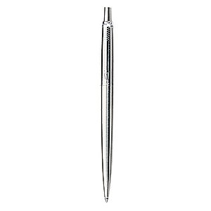 Parker Jotter Stainless Steel Ballpoint Pen, Medium Point, Black Ink
