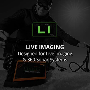 Norsk Lithium 14.8v 32ah Lithium Ion Battery | 2X Built in USB Ports | Ultra Light 4.8 LBS | 1000+ Charge Cycles | Charger Included