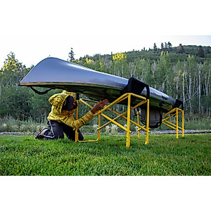 Suspenz Kayak Canoe Stands Foldable, Portable, Big Catch Super Duty Work Stations with Slings, Model (55-0130)