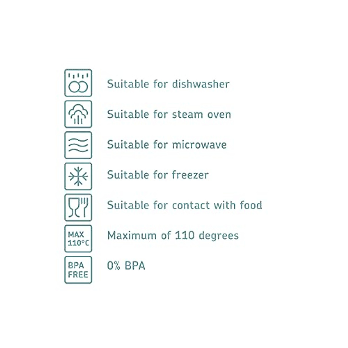 Rosti Mepal Cirqula Multi Food Storage and Serving Bowl with Lid, Tall Bowl-17oz, Black