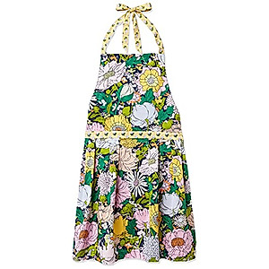 Vera Bradley Women's Lightweight Cotton Apron, Bloom Boom - Recycled Cotton, One Size