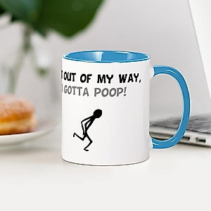 CafePress I Gotta Poop Mug Ceramic Coffee Mug, Tea Cup 11 oz