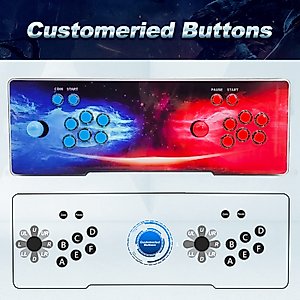 【20000 Games in 1】 Download Function 3D Pandora's Box, 3D Arcade Game Console Support Download Add Extra Game, 3D Game, 1280x720 Full HD, Search/ Save/Pause Game, 4 Players Online Game
