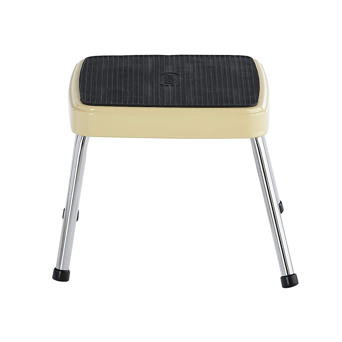 COSCO Stylaire Retro 1-Step Steel Step Stool, Yellow