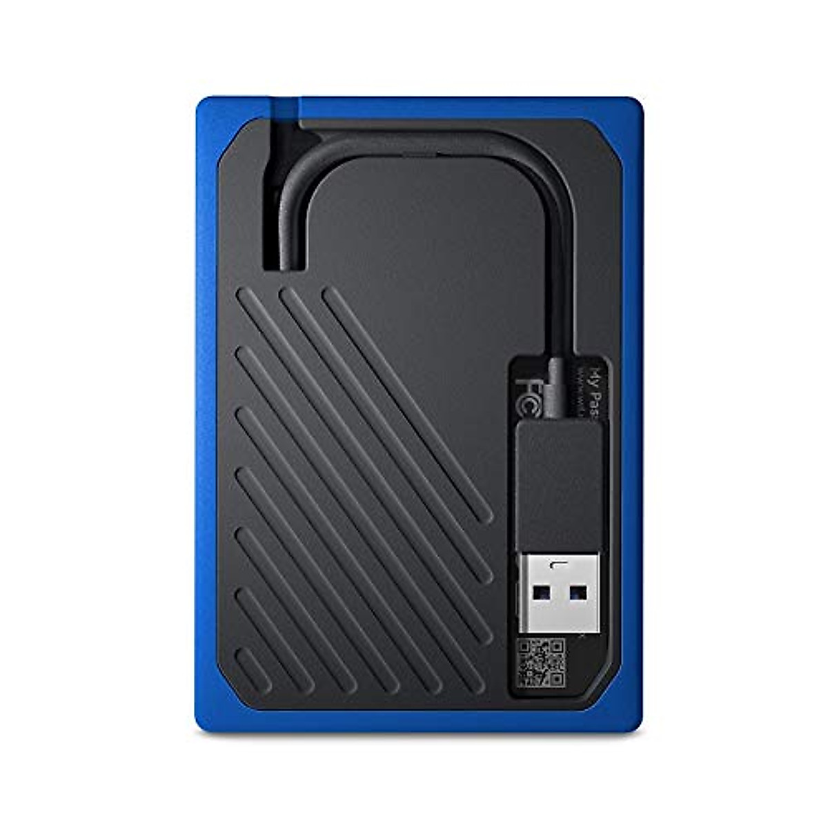 Western Digital 1TB My Passport Go SSD Cobalt Portable External Storage, USB 3.0 - Western DigitalBMCG0010BBT-WESN
