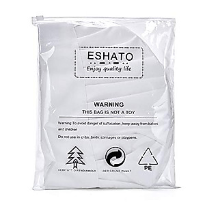 ESHATO Kids Chef Hat, Adjustable Elastic Cotton Cooking Cap for Children White