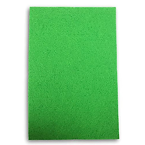 Felt Sheets Craft Sewing DIY Set - Solid Color Sheet Packs - 6 x 9 inches - 8 Ct (Green)