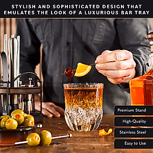 22-Piece Bar Set, Cocktail Shaker, Bartender Kit - Cocktail Kit, Bar Accessories for The Home Bar Set, Cocktail Shaker Set, Cocktail Set, Bar Tools, Bartender Set, Bar Kit, Shaker Set Bartender Kit