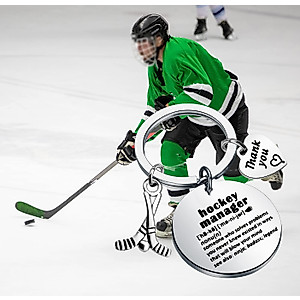 ENSIANTH Hockey Manager Gift Appreciation Gift Hockey Team Gift Hockey Players Gift Field Hockey Coach Keychain (Hockey manager key)
